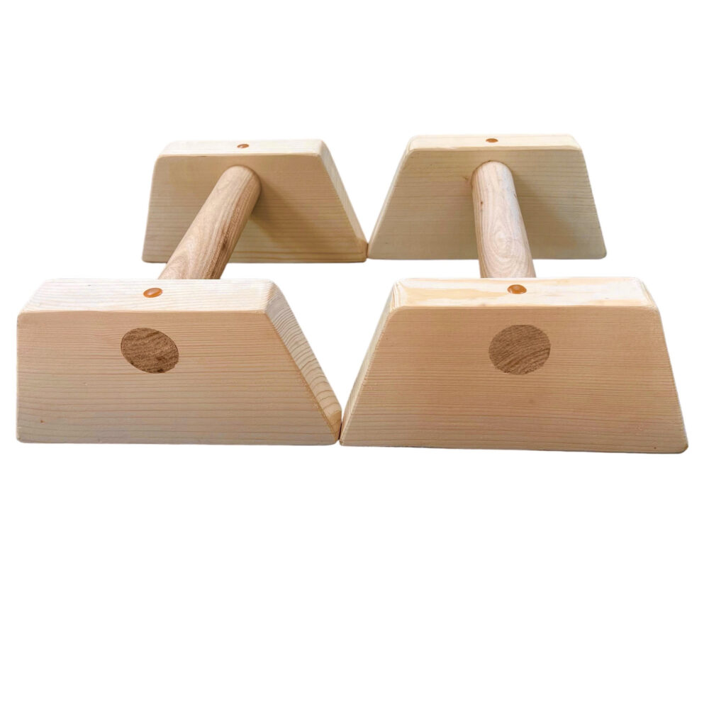 Gymnastics wood parallettes - All About Gymnastics